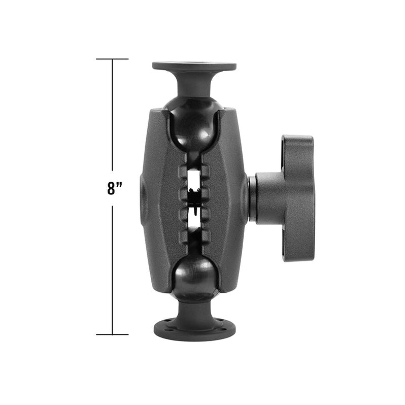 8" Heavy-Duty Metal AMPS Mount - 57mm (2.25 inch) Ball Compatible ...