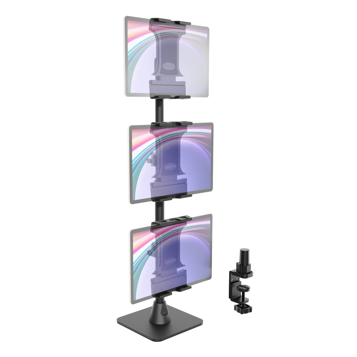 Slim-Grip® Ultra Pro POS Tablet Mount with Triple Holders — Arkon Mounts