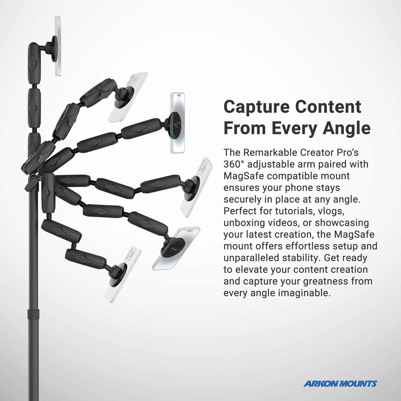 Remarkable Creator™ Pro+Plus Mount with MagSafe Compatible Holder ...
