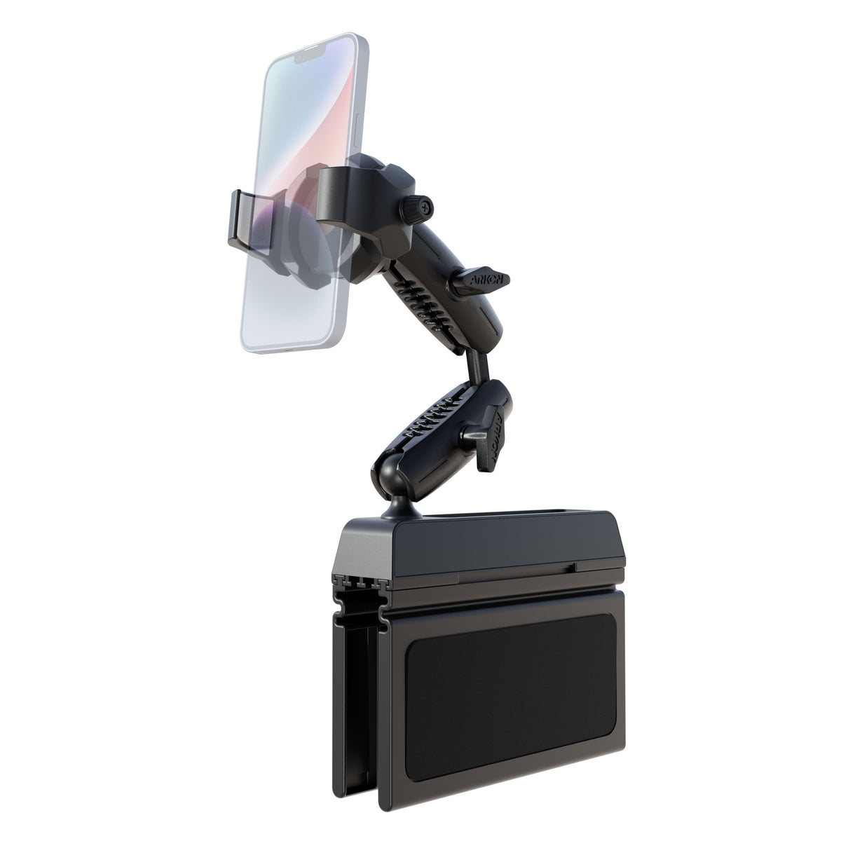Car Seat Wedge RoadVise® Ultra Phone Holder with Dual Shaft Arms ...