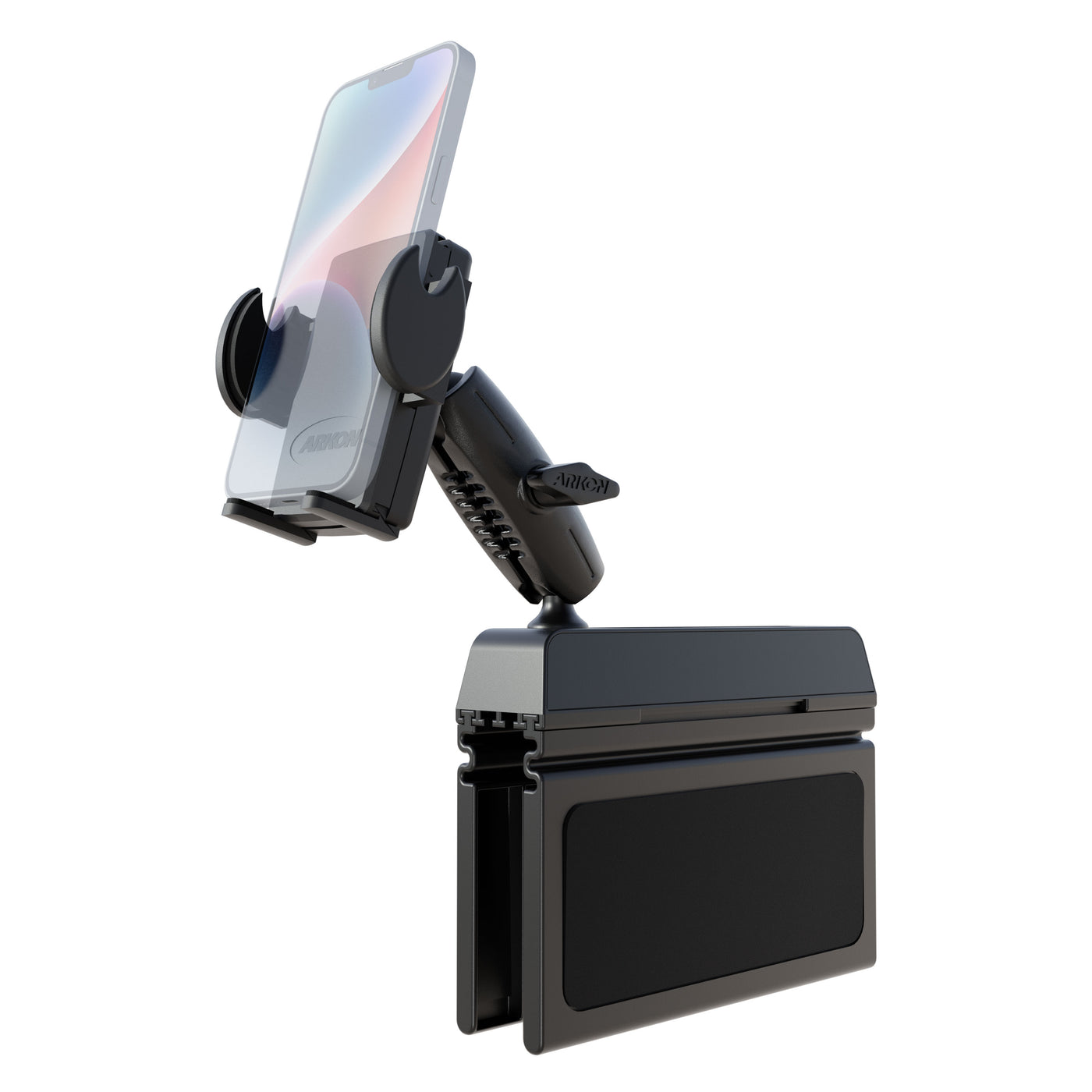 Car Console Wedge Mega Grip™ Phone Mount Holder — Arkon Mounts