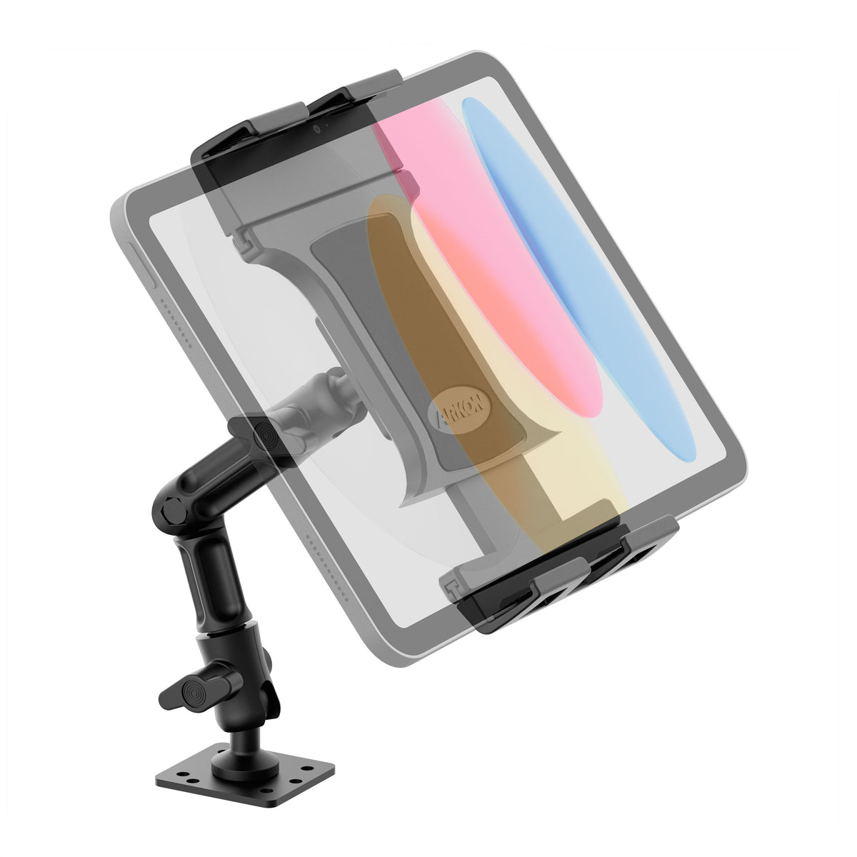 Slim-Grip® Ultra Pro Tablet Holder with Multi-Angle Arm and Drill-Base ...