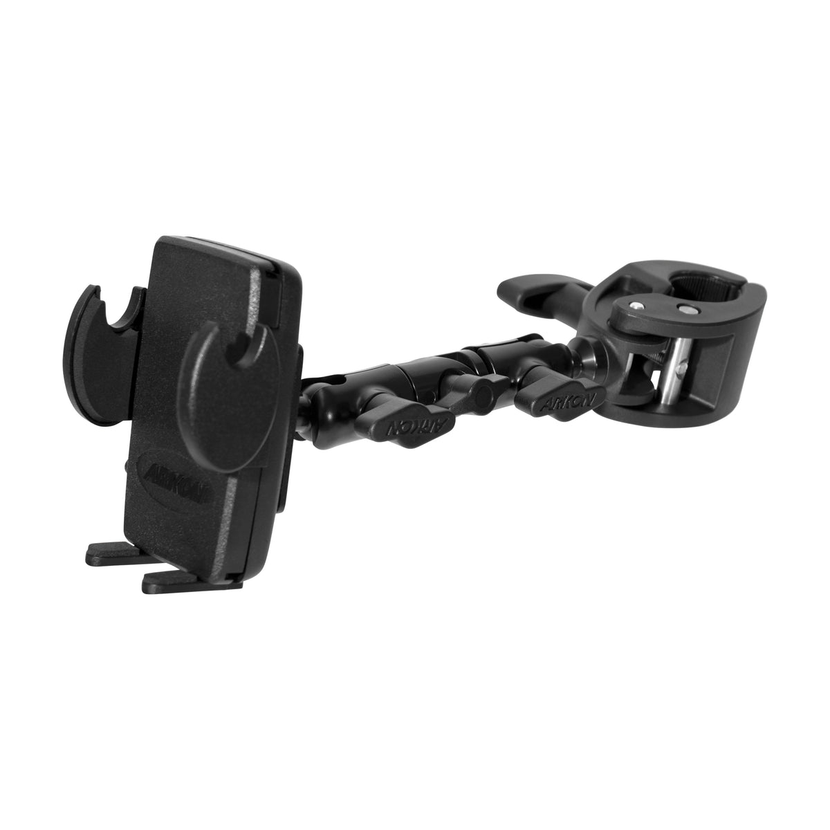 Mega Grip™ Phone Holder with 6" Multi-Angle Arm and Clamp Mount — Arkon ...