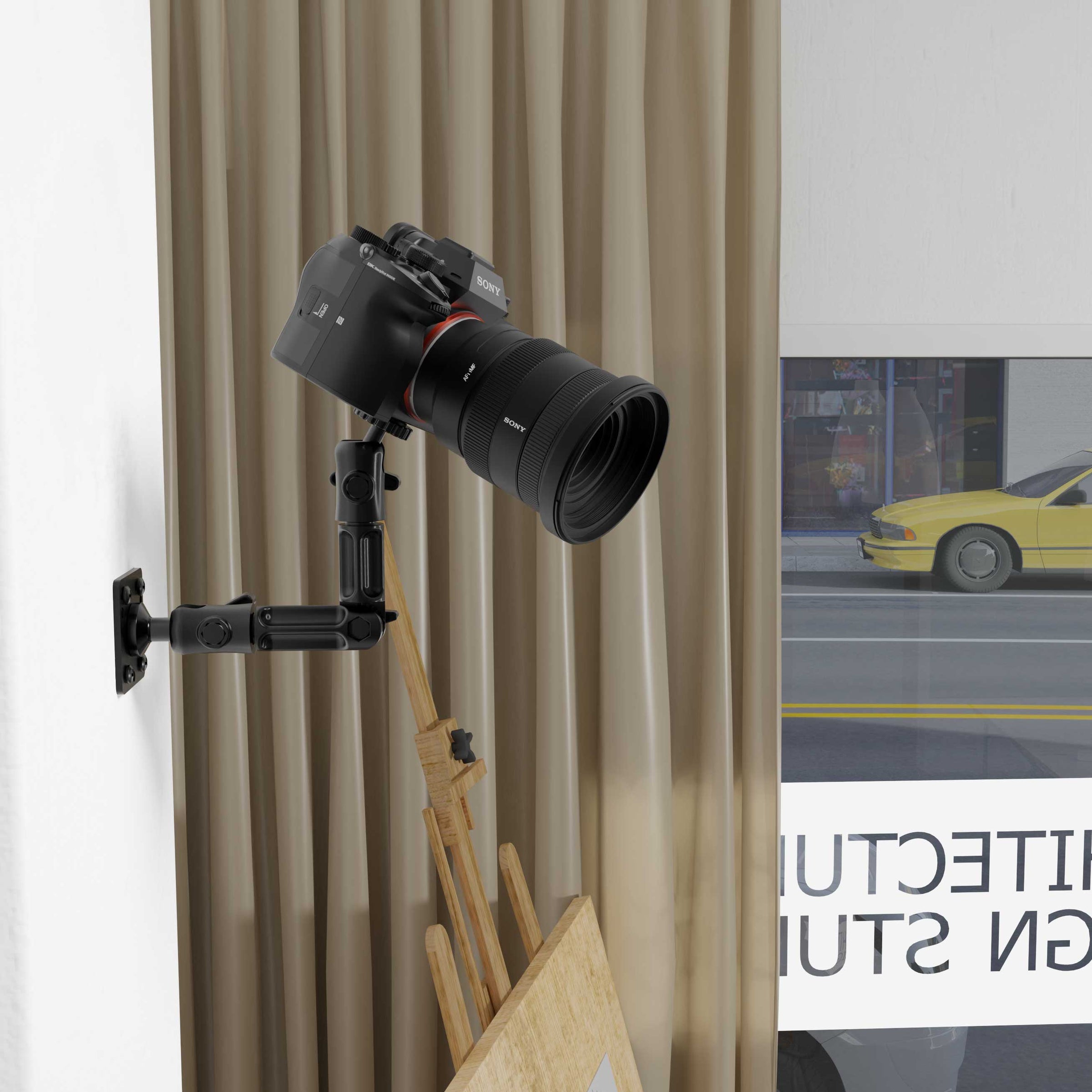Camera Wall Mount with Multi-Angle Arm for Security Camcorders & Camer ...