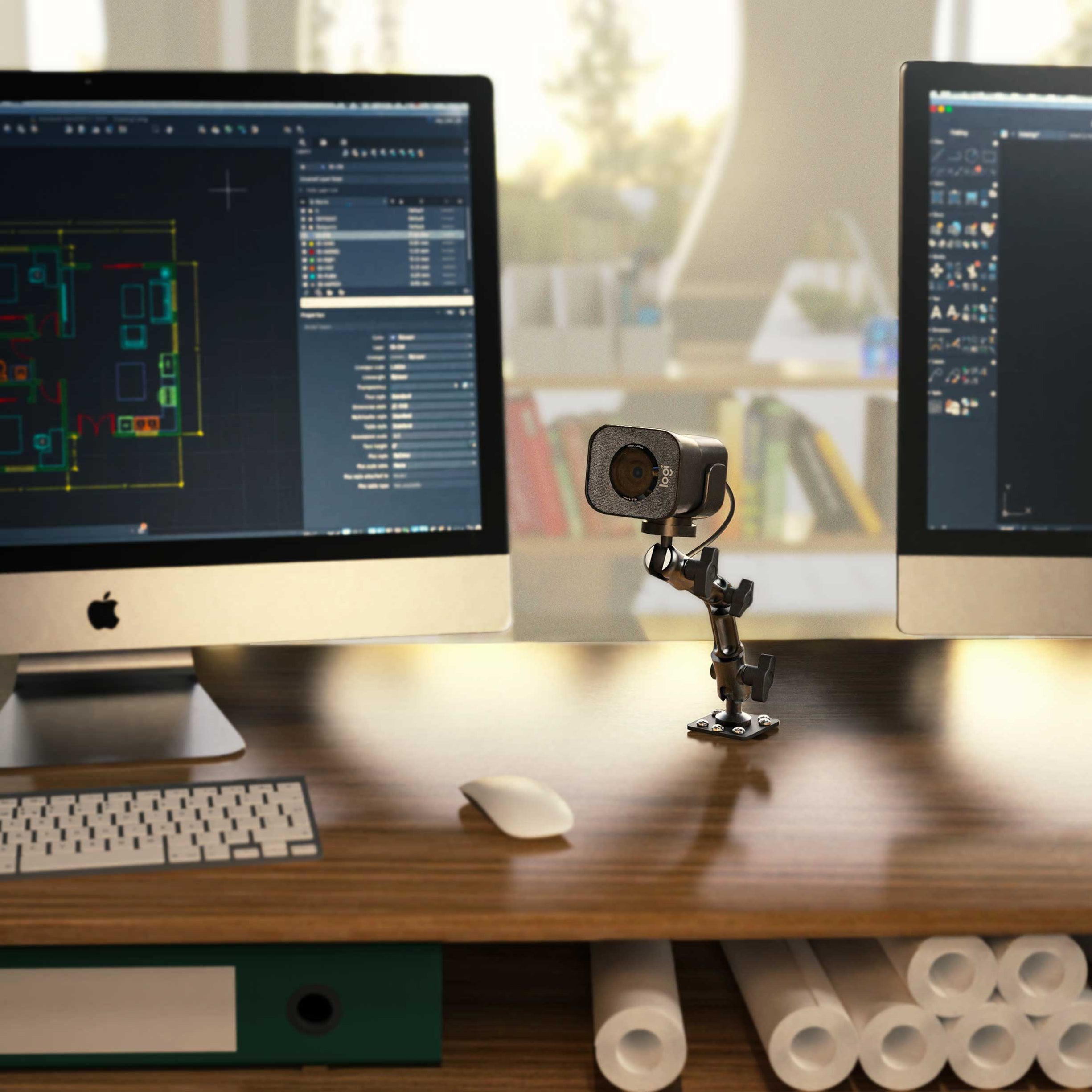 Camera Wall Mount with Multi-Angle Arm for Security Camcorders & Camer ...