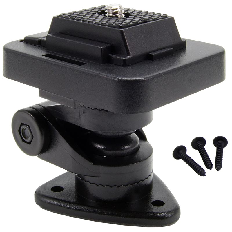 Multi-Angle Adhesive or Drill Base Mount with Camera Mounting Pattern ...