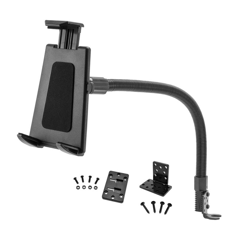 Car or Truck Seat Rail or Floor Tablet Mount with 22" Gooseneck for iP ...
