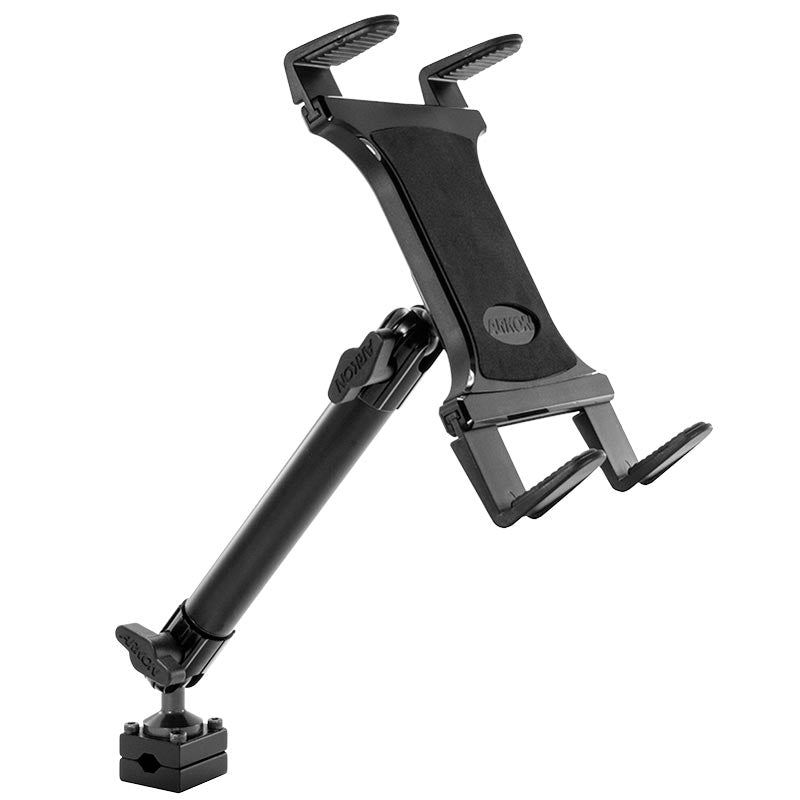 Heavy-Duty Slim-Grip® Tablet Headrest Mount with 10" Arm — Arkon Mounts