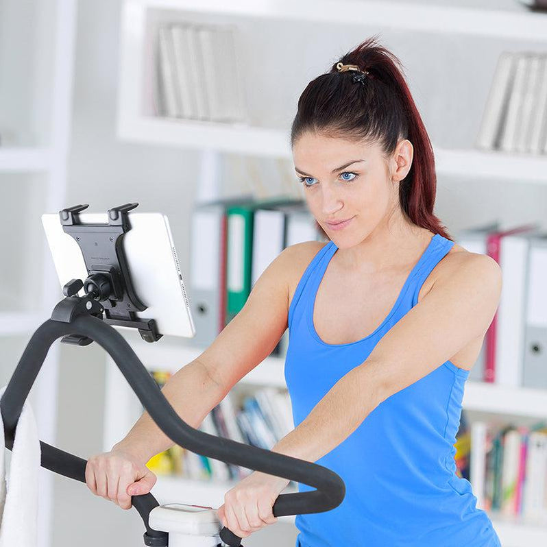 Slim-Grip® Tablet Clamp Mount for Stationary Bicycle, Treadmill, Ellip ...