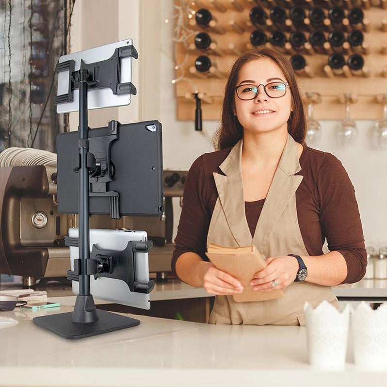 Triple Slim-Grip® Tablet Holder Stand for Restaurant Delivery and Poin ...